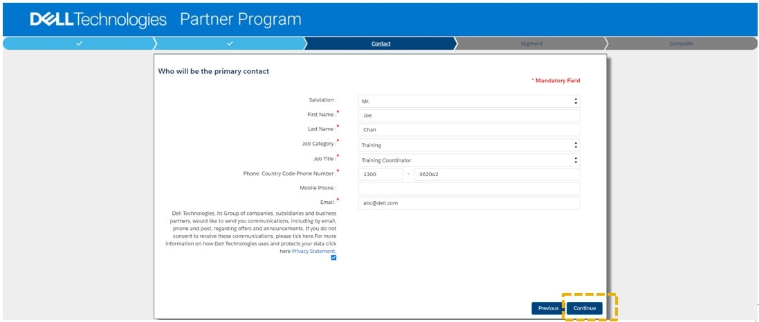 Partner Registration Guide | Dell Technologies United States